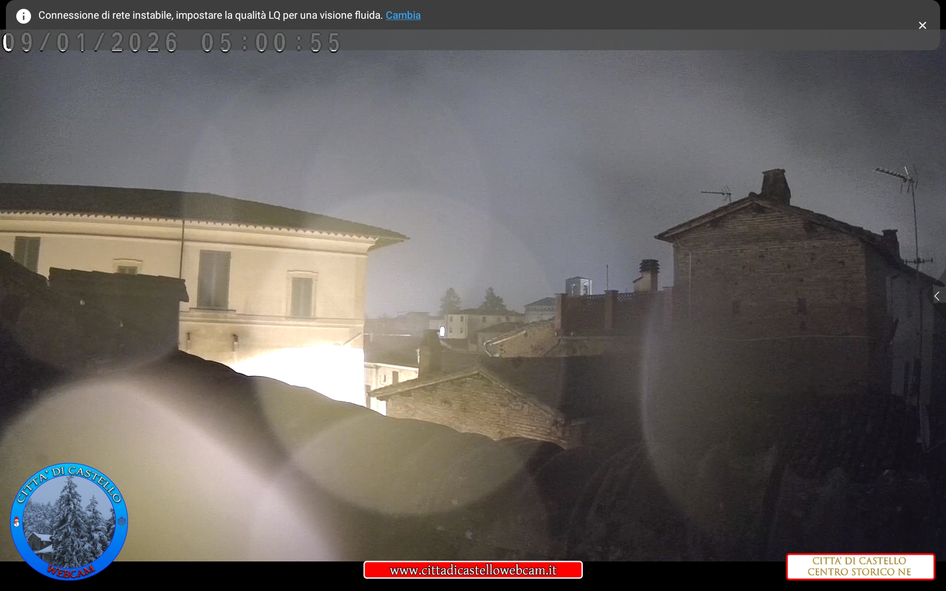 Webcam Città di Castello - Centro Storico NE live « 3B Meteo